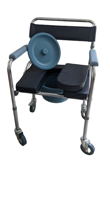 Commode Chair With Cushion Seat | Daraz.lk