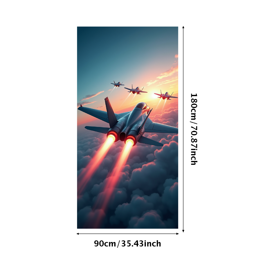Aviation Themed Fighter Jet Backdrop Poster for Events Photography ...