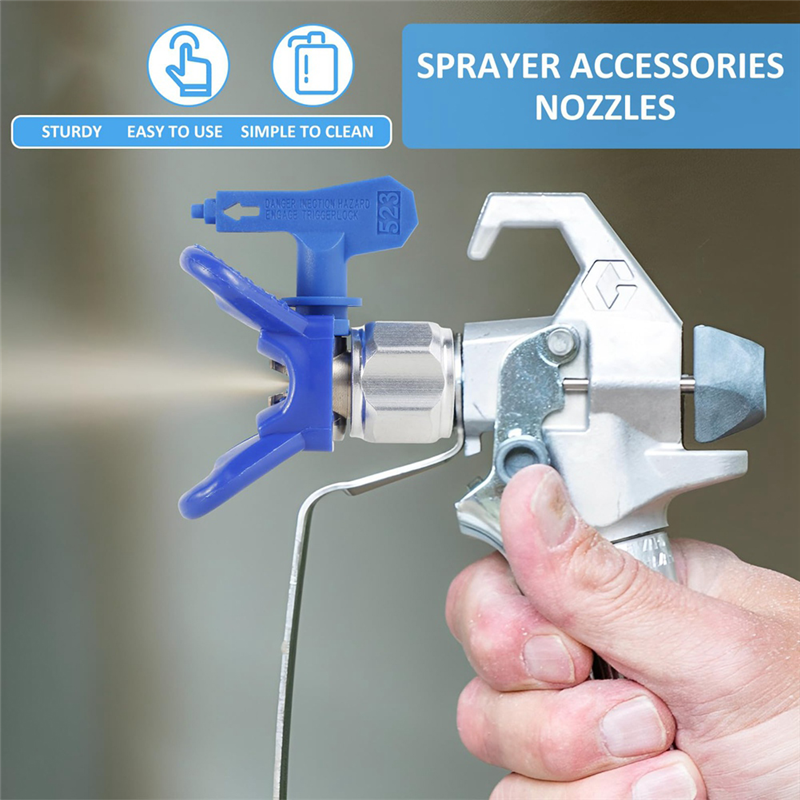 13 Pcs Spray Nozzle Spray Tips Airless Paint Sprayer Nozzle Tips Guard ...