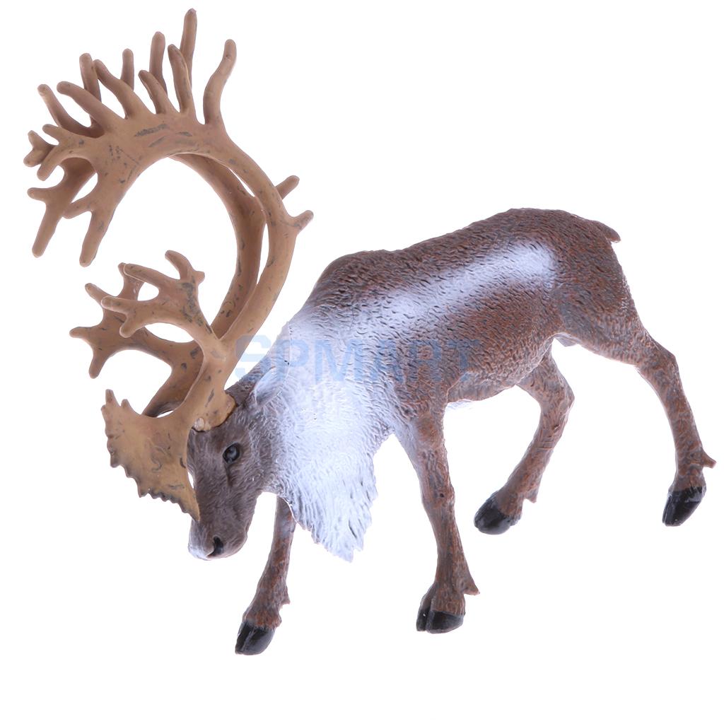 Realistic Simulation Plastic Animal Model Figure Reindeer Fish Dolphin ...