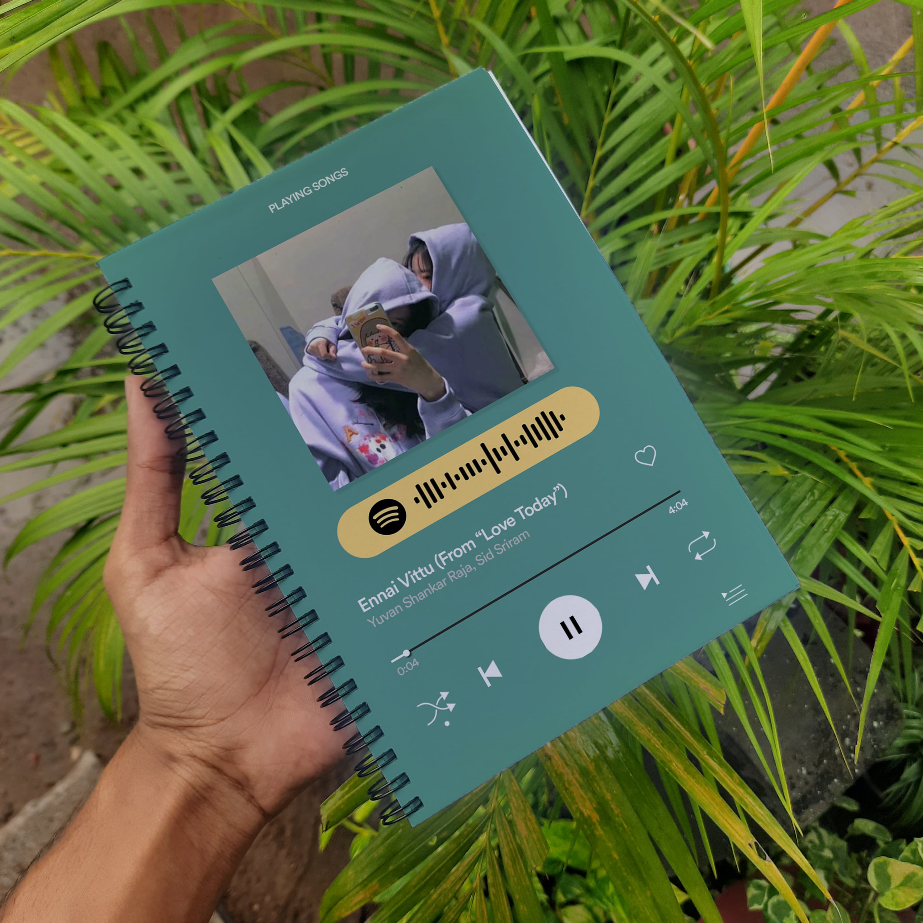 Spotify Code Customized Craft Note Book | Laminated | 100% customizable ...