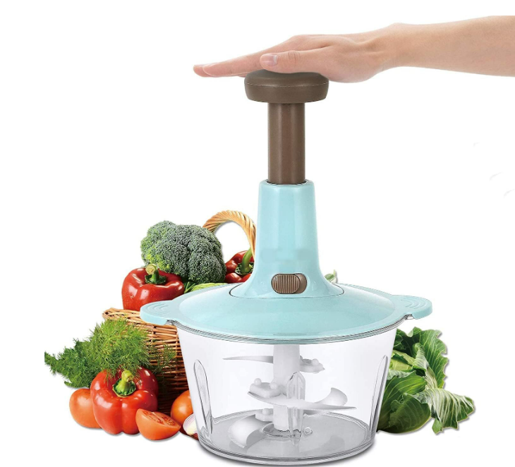 Manual Food Chopper Vegetable Grinder Press Type Meat Cutter Grinders ...