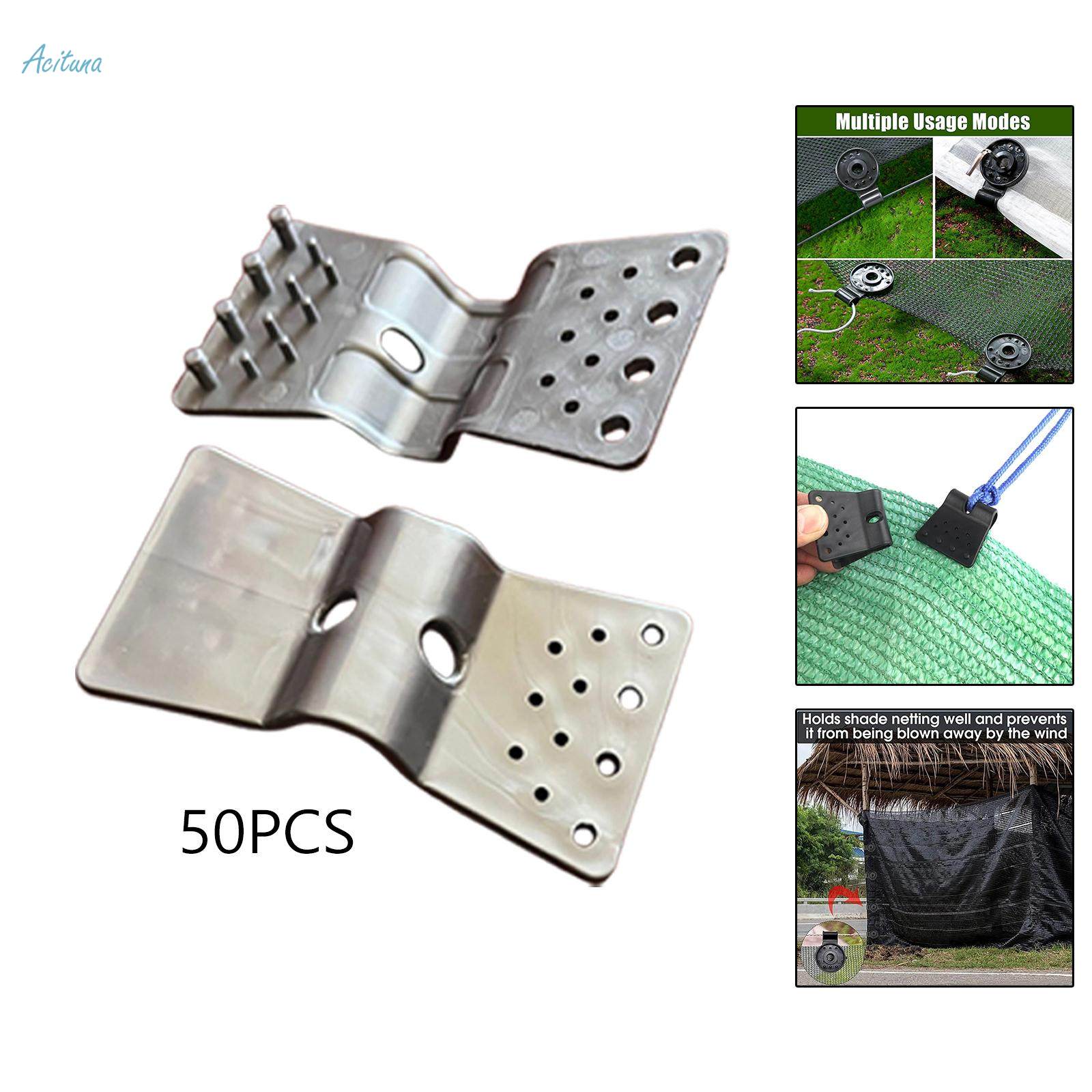 50Pcs Shade Net Clips, Shade Cloth Clips, Lightweight Awning Clamp ...