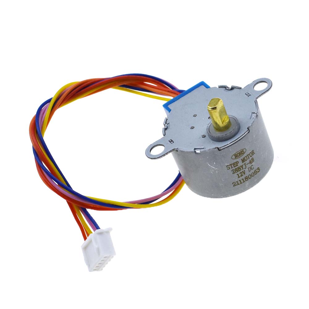 DC 5V 12V stepper motor 28BYJ-48-12V 28BYJ-48-5V 1/64 4-phase 5-wire gear motor step motor ...