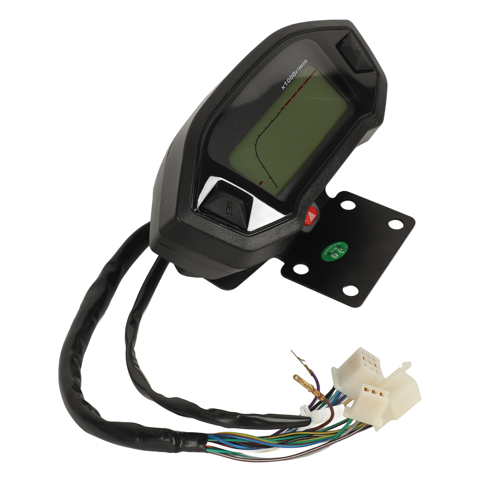 Digital Speedometer Odometer Motorcycle Speedometer Waterproof 12V for ...