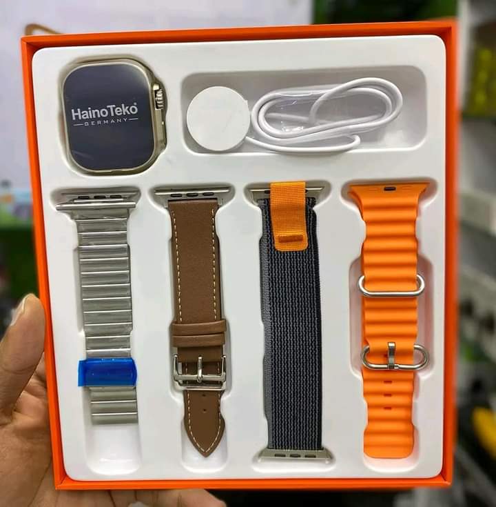 HainoTeko T94 Ultra Max SmartWatch Biggest Screen Size With 4 Pairs ...