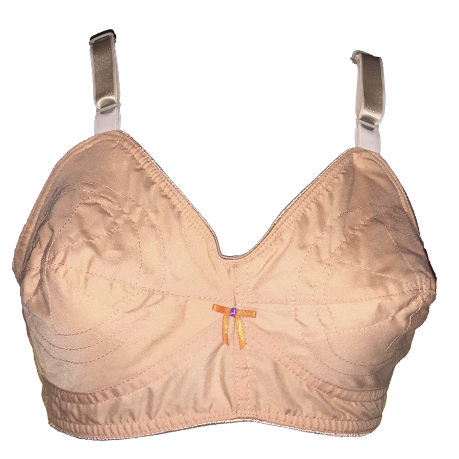 Non padded normal Bra/cotton bra/comfortable Half lace cotton Brassiere ...