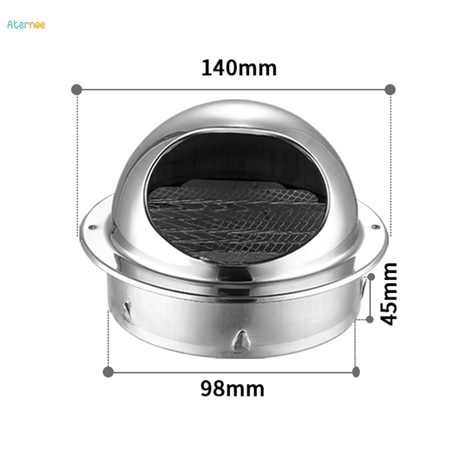 Stainless Steel Air Vent, Ducting Air Extractor, Home DIY Exhaust Hood ...