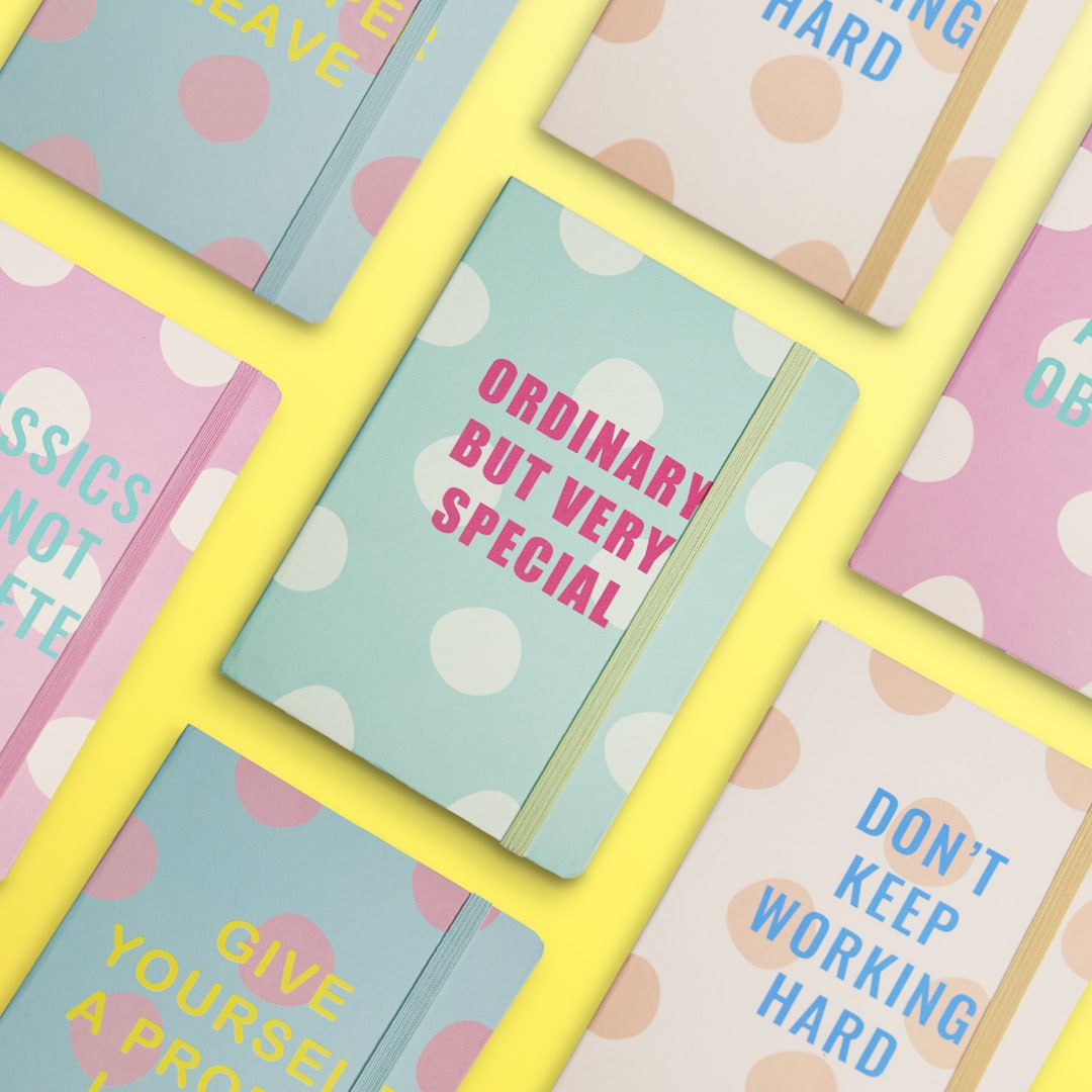 Inspirational Quote Hardcover Notebook 4-PACK | Daraz.lk