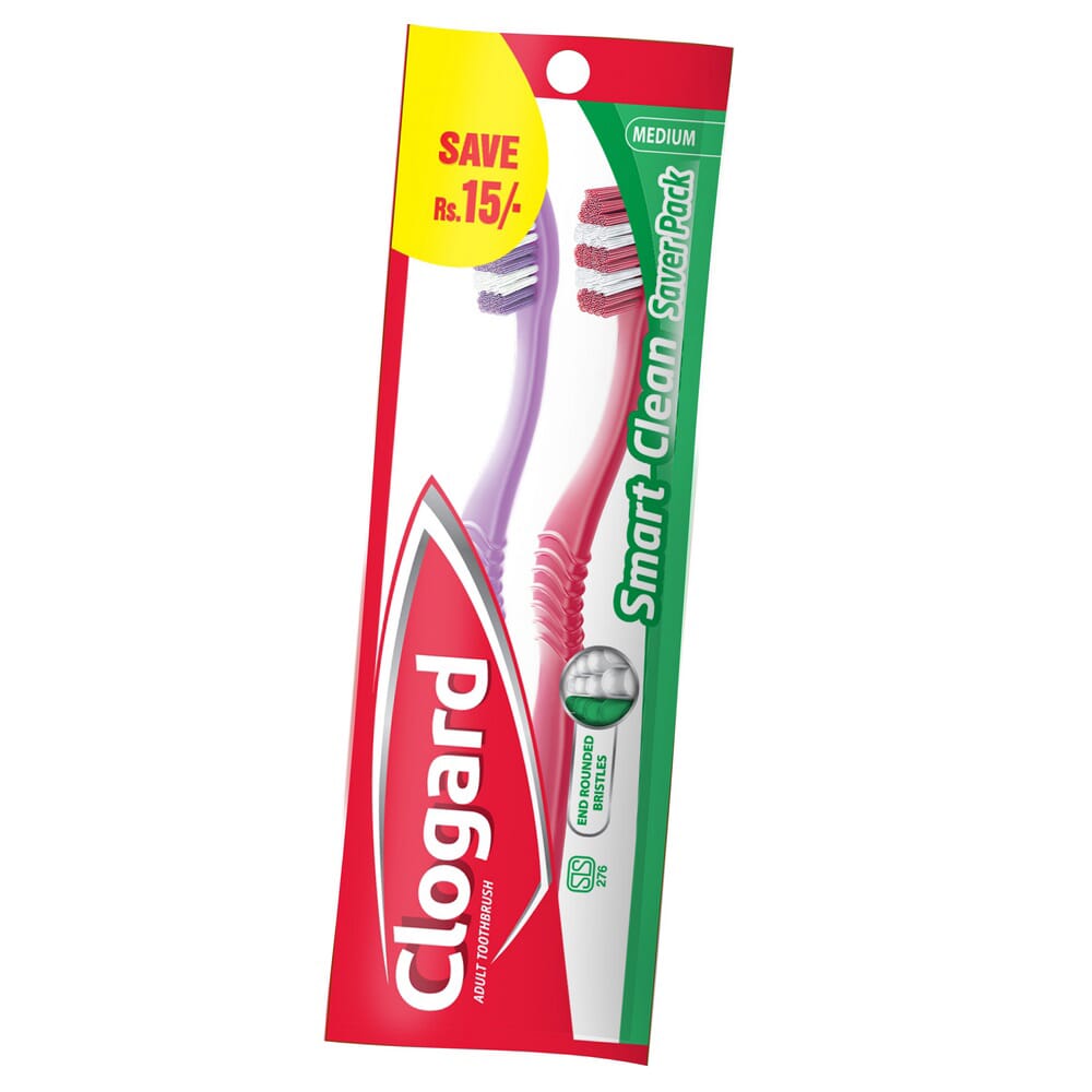 Clogard Smart Clean Toothbrush Twin Pack | Daraz.lk