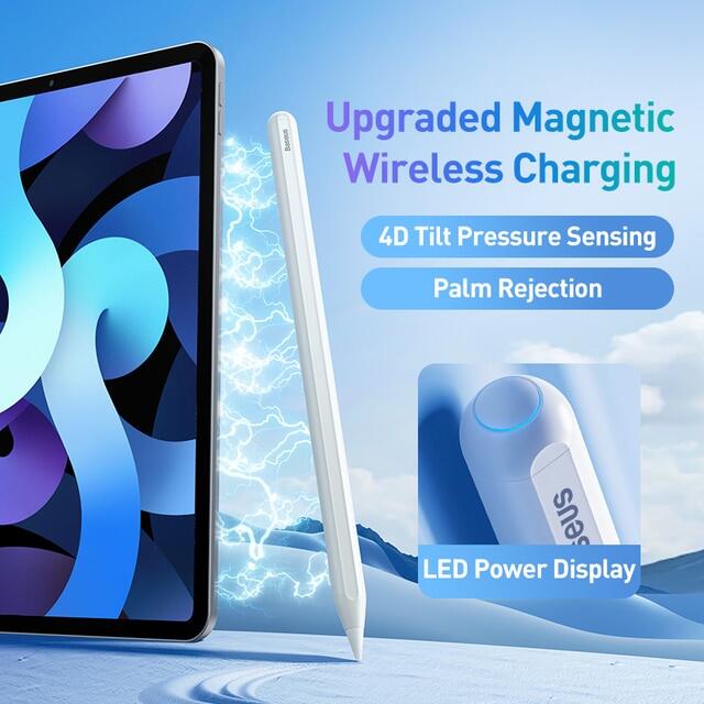 Baseus Stylus Pen For Apple Pencil 2 with Wireless Charging for iPad ...