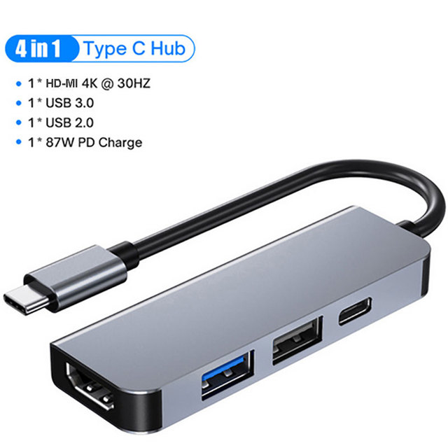 9-In-1 Usb C Hub Usb C Docking Station Type C To 3 Hdmi 4k Pd 100w ...