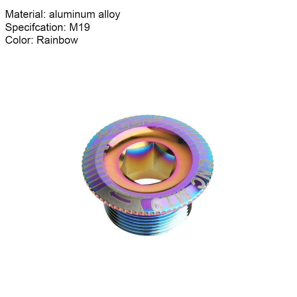 MTB Colorful Waterproof Chainring Bolt Crankset Nut Bottom Bracket Bolt ...