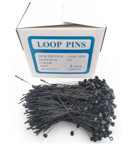5000 Pcs Transparent Snap Lock Pins Loop Price Tag Fastener Hook Ties Plastic Loop Pins Tali ...