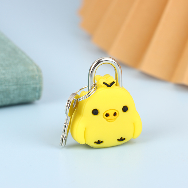 Cartoon Doll Lock Metal Mini Padlock Creative Cute Safety Anti-Theft ...