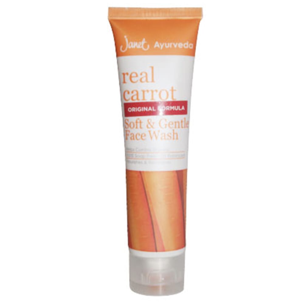 Janet Real Carrot Soft & Gentle Face Wash 100Ml | Daraz.lk