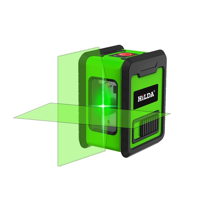 Laser Level Meter 2-Lines Cross Green Level Laser Horizontal Vertical ...