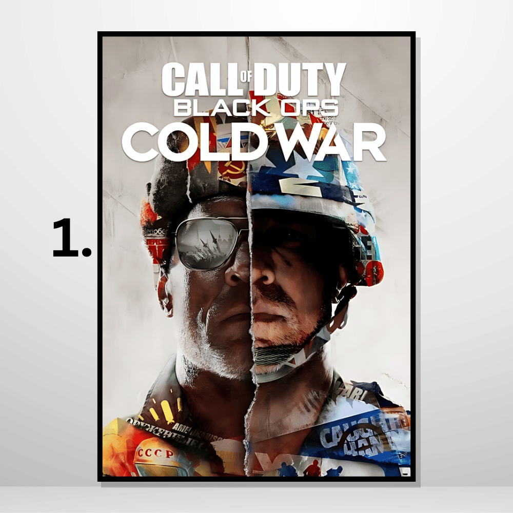 A3/A4 Size PVC Framed wall posters Call od Duty Gaming wall posters ...