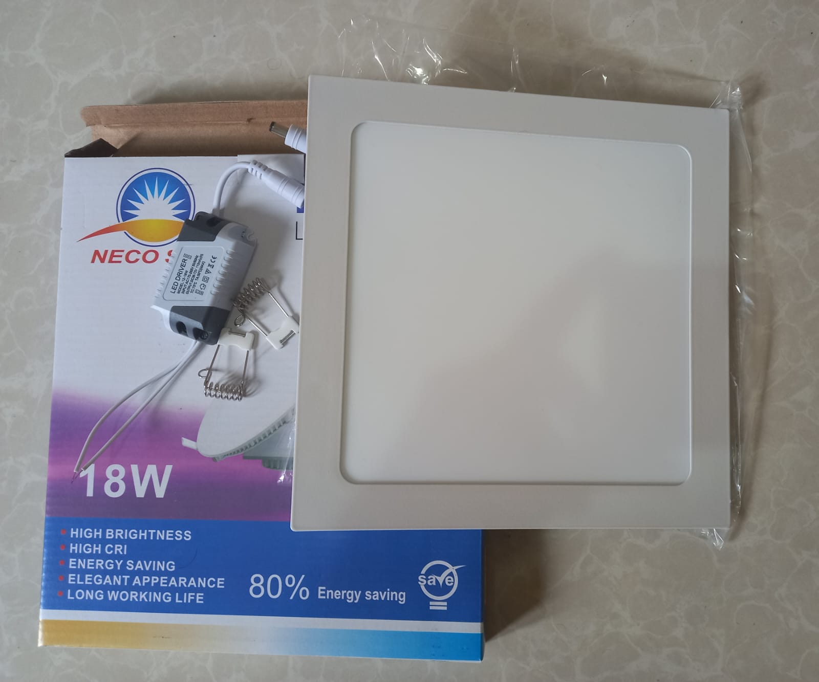 6W,12W,18W, 24W LED Sunk Square Panel with 1 year warranty | Daraz.lk