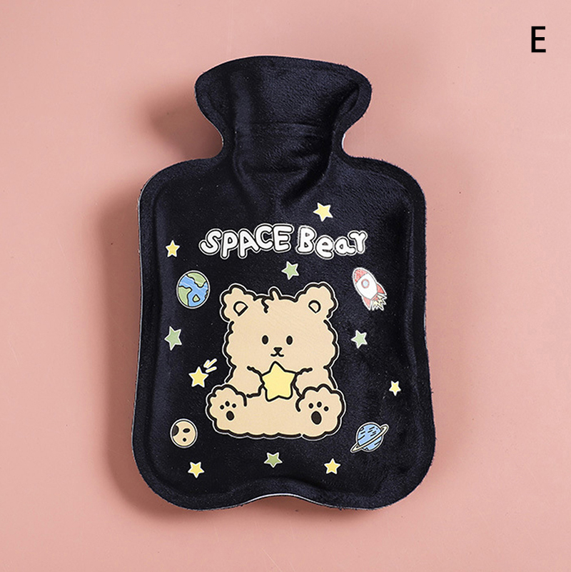 【HOT】 Cute Hot Water Bottle Bag Girls PVC/ Plush Shoulder Hand Warmer ...