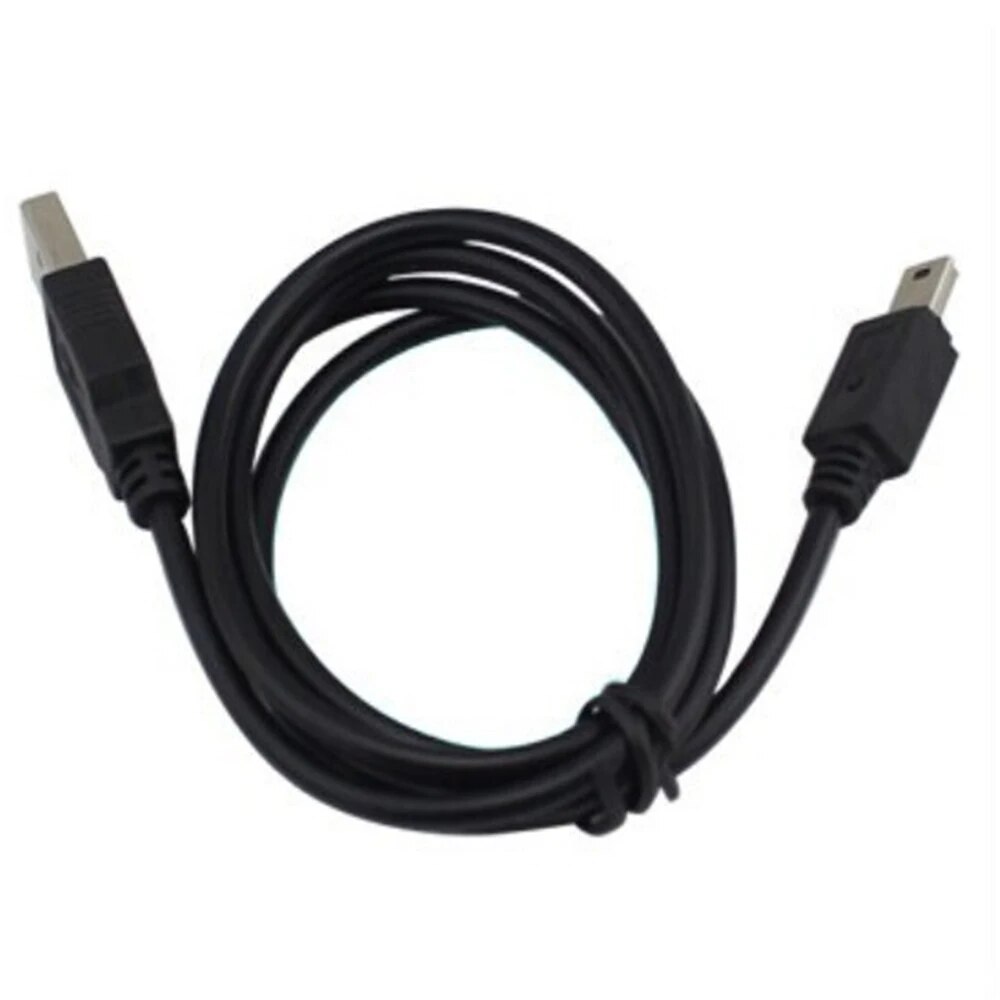 【KAMDSS015】50/80/100cm Flat Mini USB A Male To Mini 5 Pins B Charger V3 ...