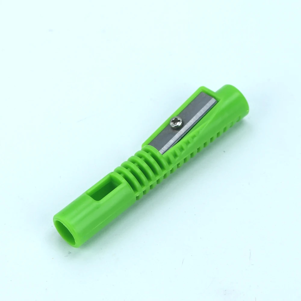 Student supplies multi-functional whistle-shaped pencil sharpener with ...