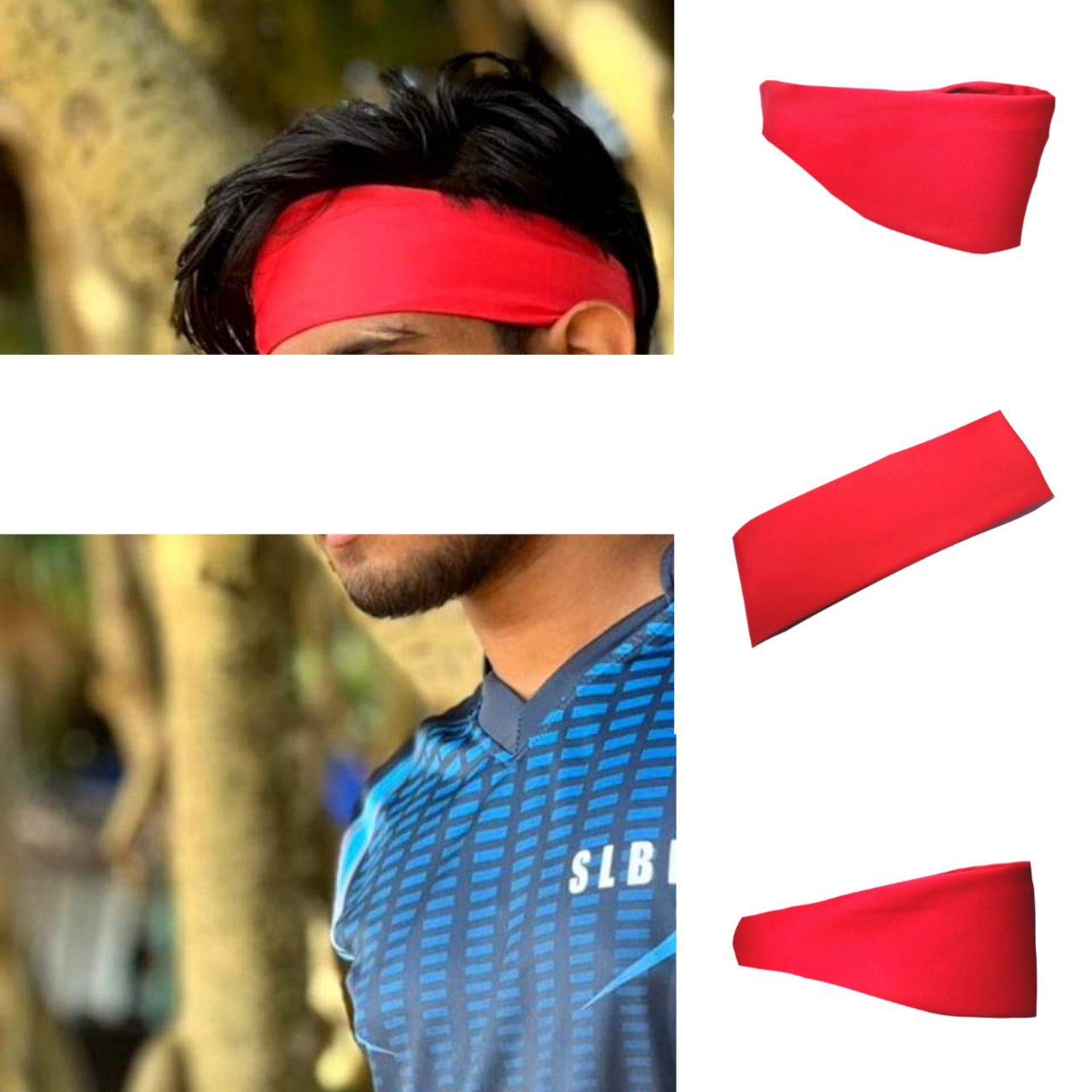 Men Hair Bands Unisex Workout Yoga Athletics Gym Sports Exercise Casual ...