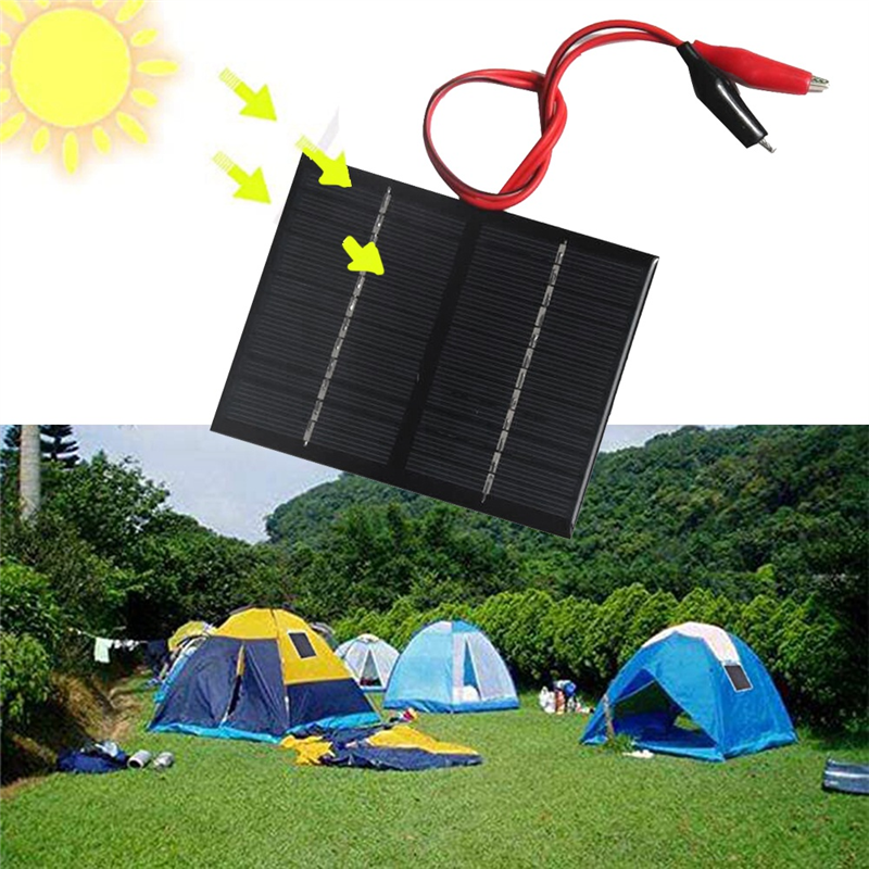 1 Pcs 12V 1.5W Solar Panel Charging Battery System Polycrystalline ...