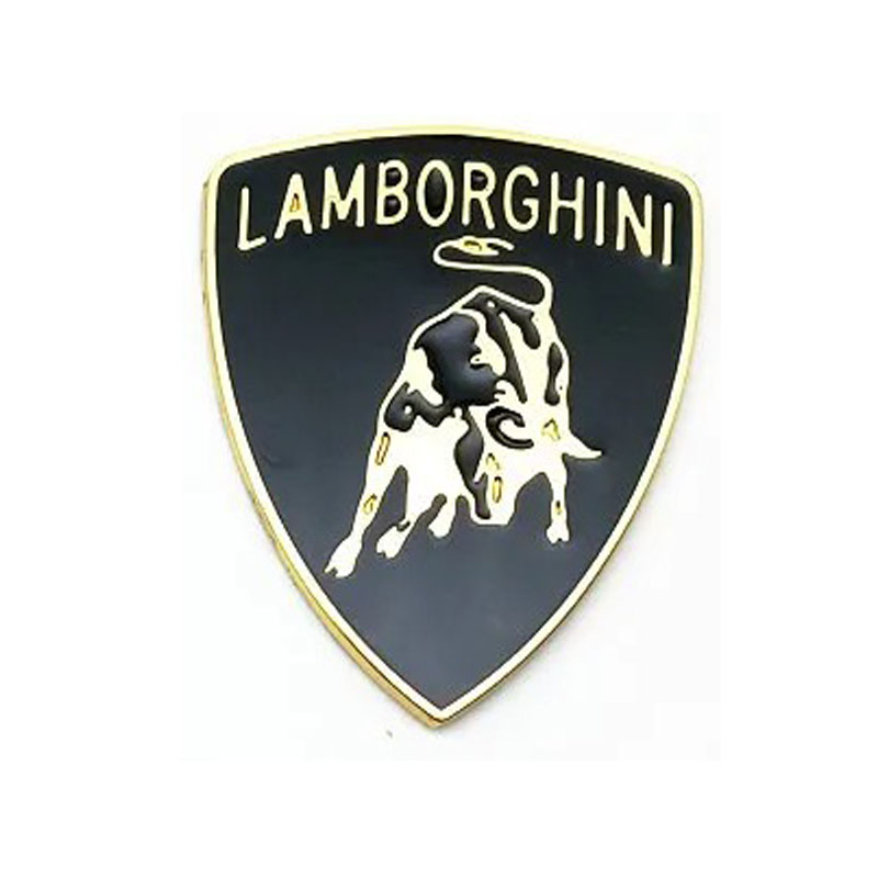 Lamborghini Lamborghini emblem logo badge metal emblem badge label logo ...