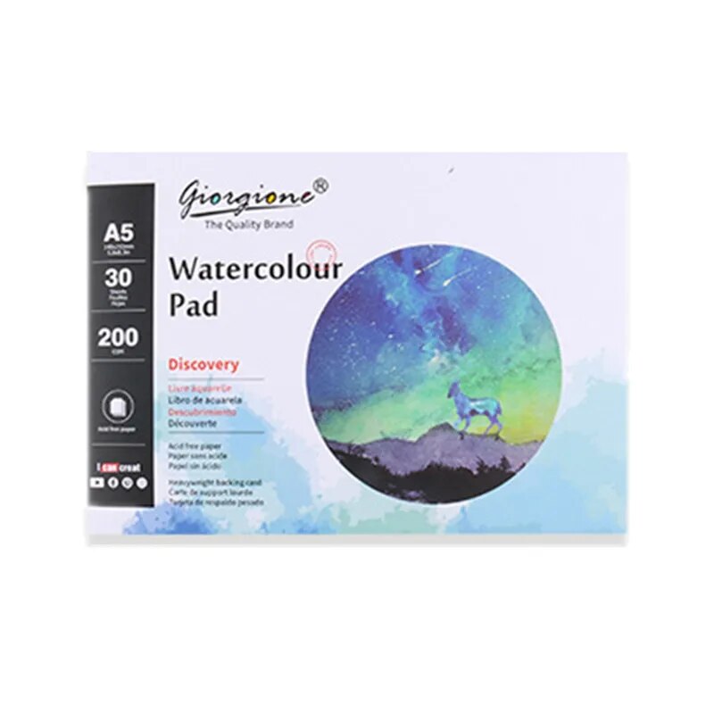 A5/A4 Watercolor Paper Album for Drawing 200g Watercolour Pad 30 Sheets ...