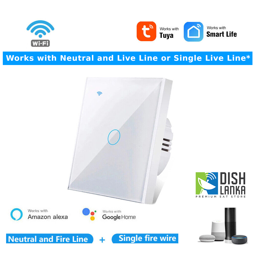 1 2 3 4 gang RF433+WIFI Smart Switch Touch 220V Remote LED Light Tuya ...