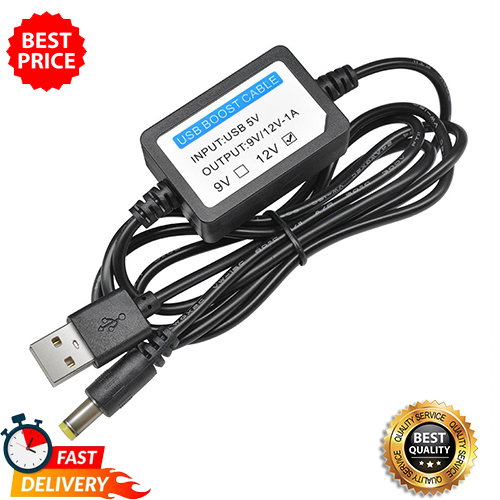 USB 5V to 12V-1A DC power cable For Routers USB BOOST CABLE | Daraz.lk