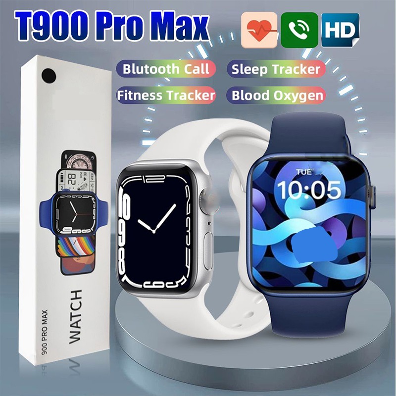 Buy Blue T900 Pro Max (L) Series 8 Smartwatch QHD IPS Screen Fit