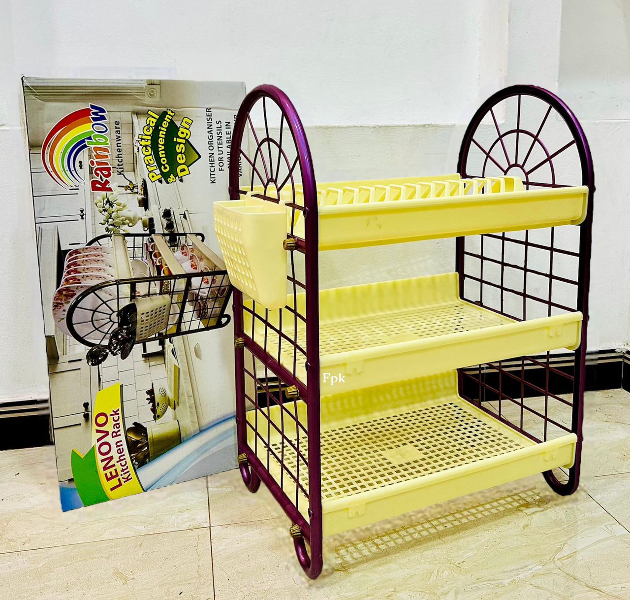 Kitchen Rack Dish Rack 3 Tray ( Lenova) | Daraz.lk
