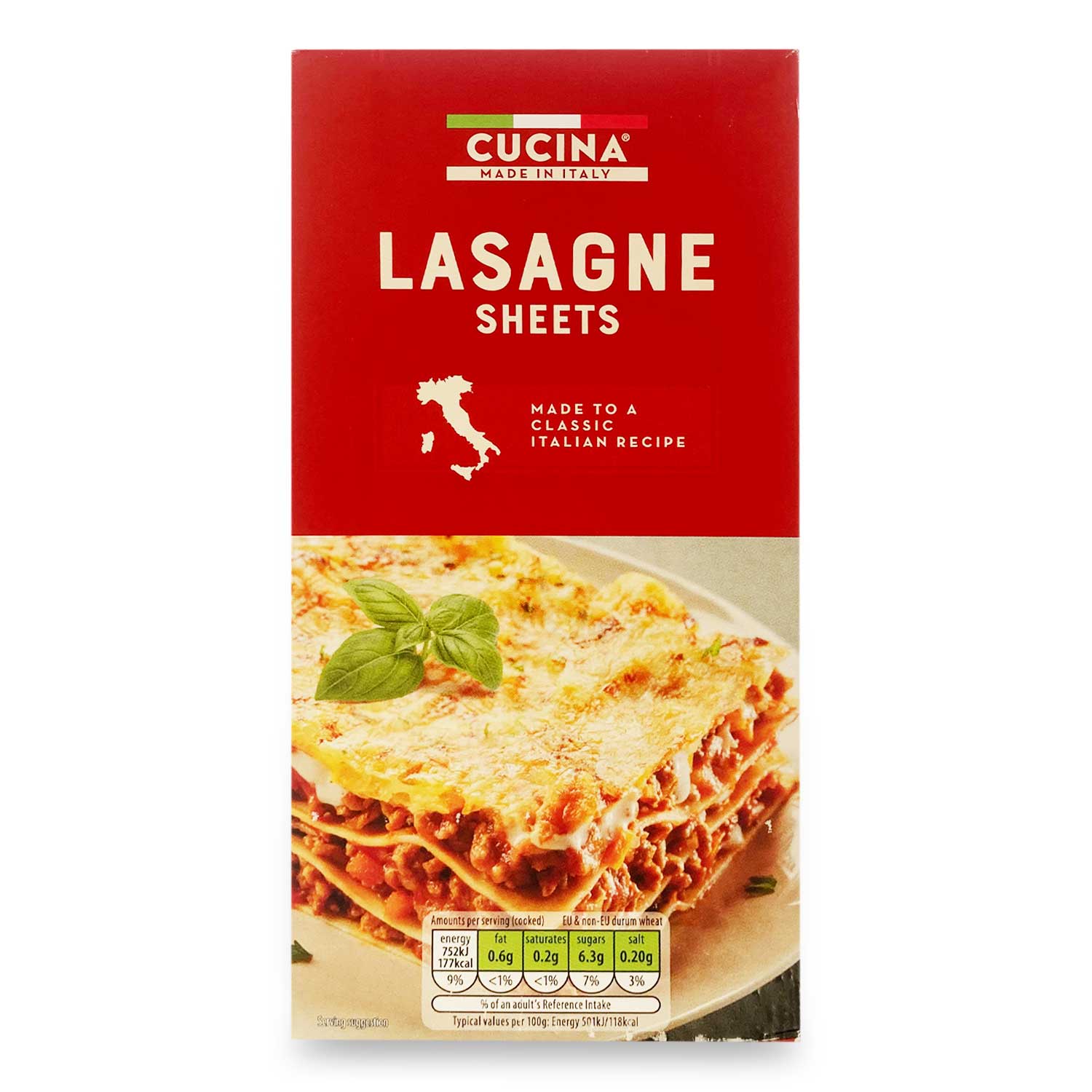 Cucina Lasagne Sheets 500g(UK) | Daraz.lk