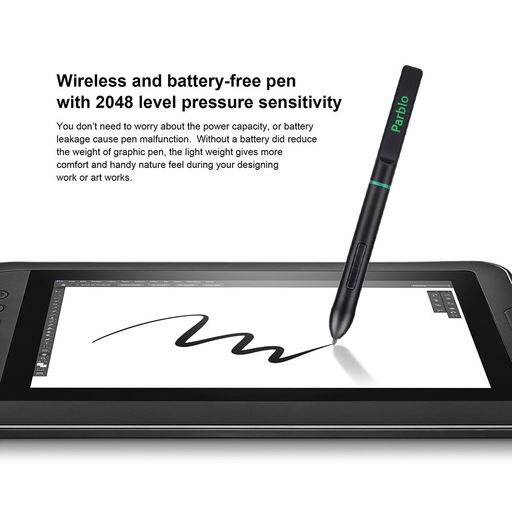 Original Battery-free Digital Pen for Parblo A640/A640 V2/A610S ...