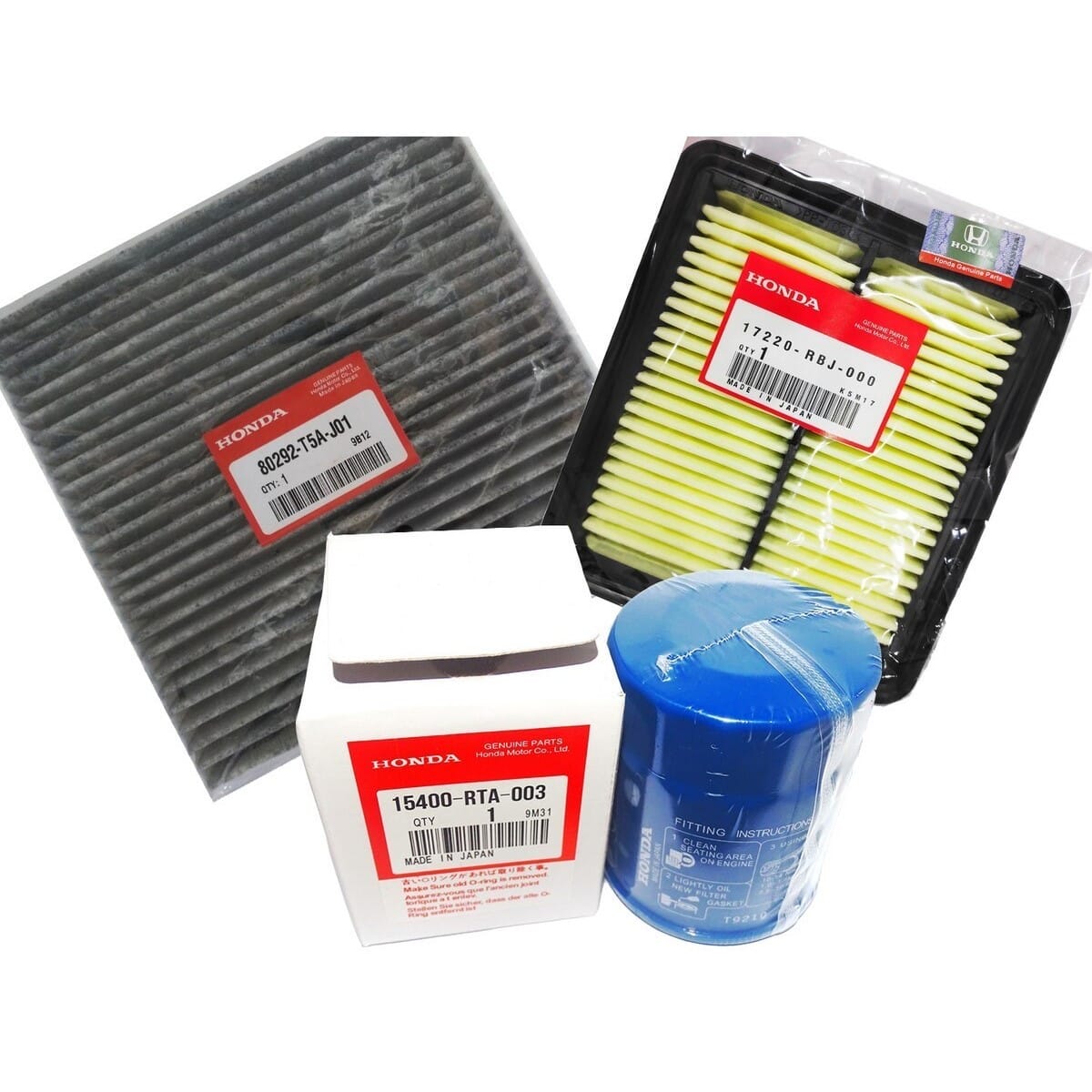 Air Filter 17220-RBJ-000 A-892 AC Filter AC8503 80291-T5A-J01 Oil ...