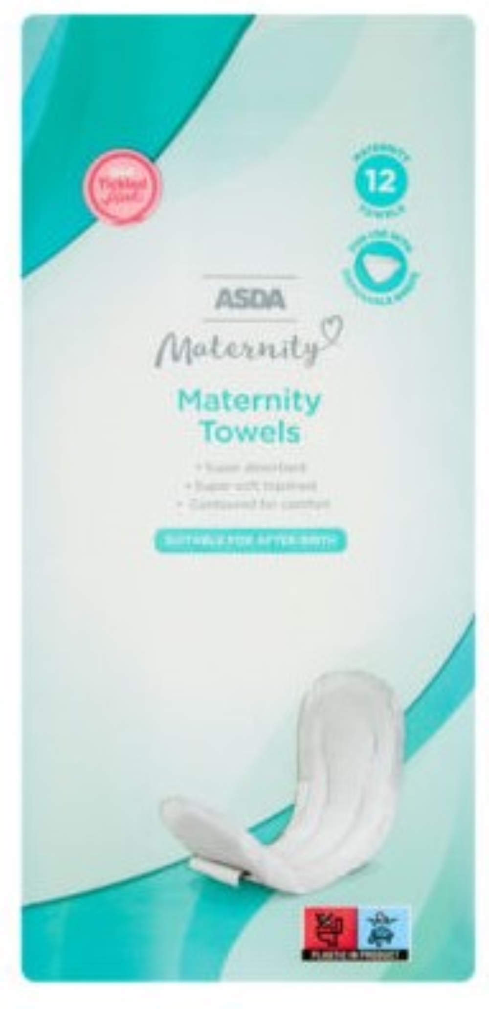 Asda Maternity PADS 24 PACK FOR MOMS (12P X 2) | Daraz.lk