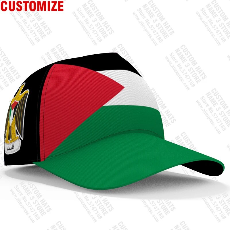 Palestine Baseball Caps Free Custom Name Number Team Logo Palaestina ...