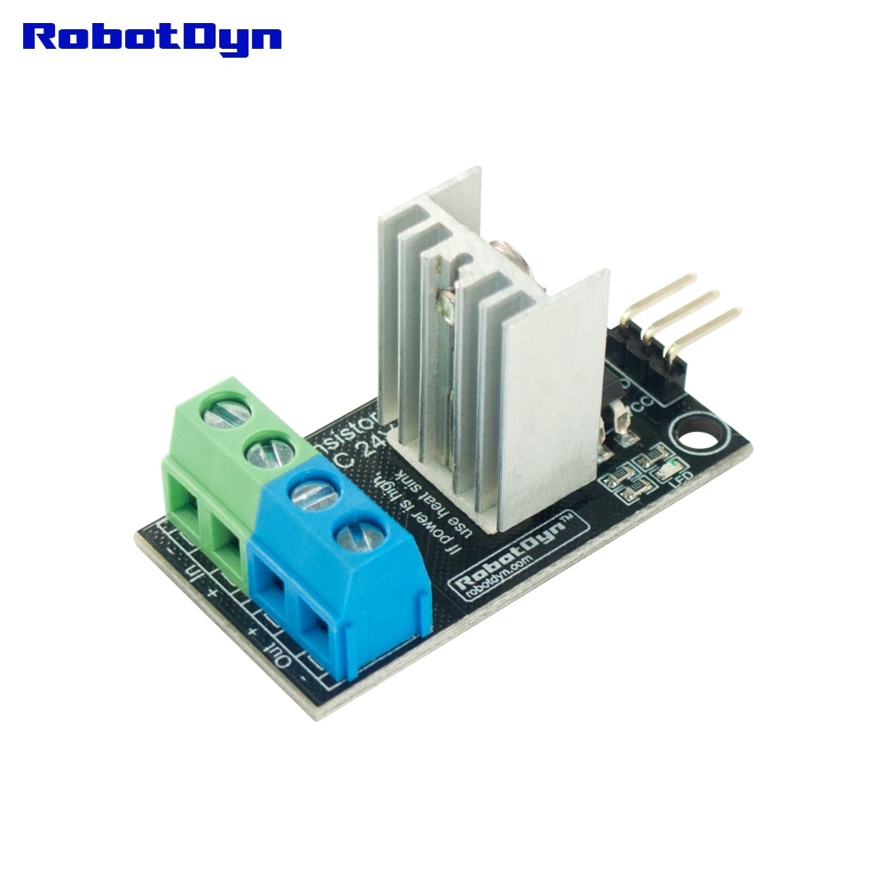 【VA VA VOOM】RobotDyn - MOSFET with Heating sink, Channel, 5V DC 24V/30A ...