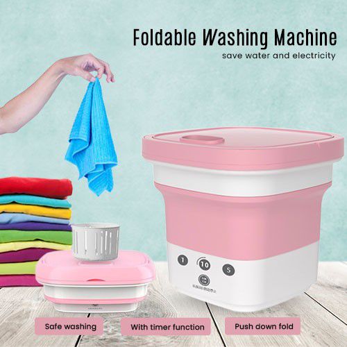 LSW 6.5L Portable Small Foldable Washing Machine with Spin Dryer For ...