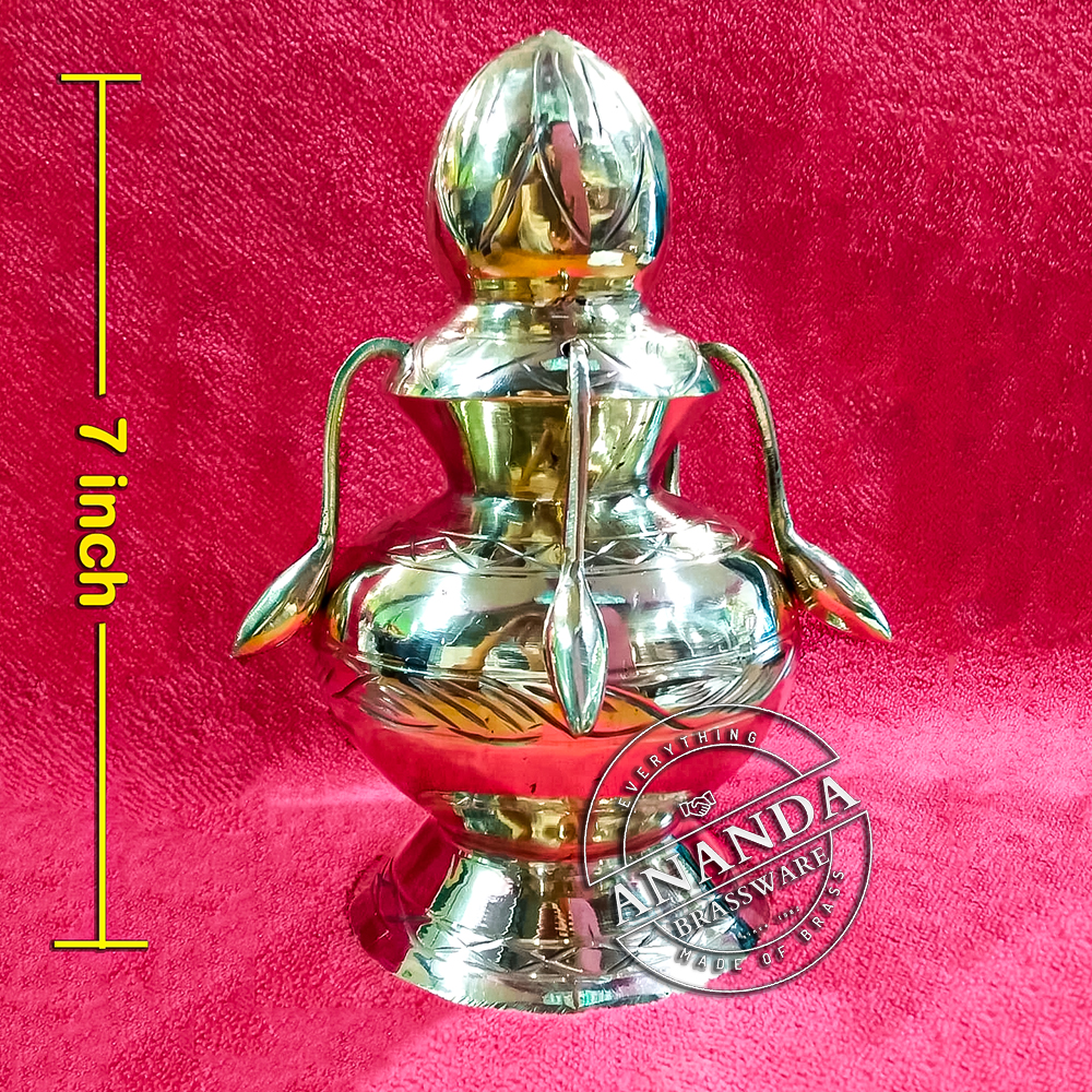 Brass Punkalasa 7 inch 2 pcs | Daraz.lk