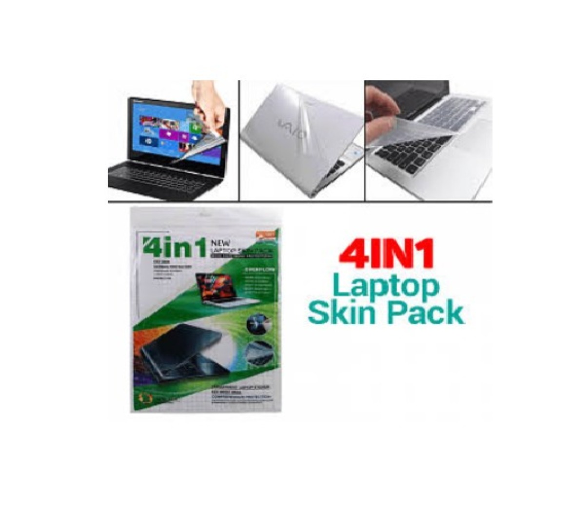 4 in 1 Laptop Skin Pack | Daraz.lk