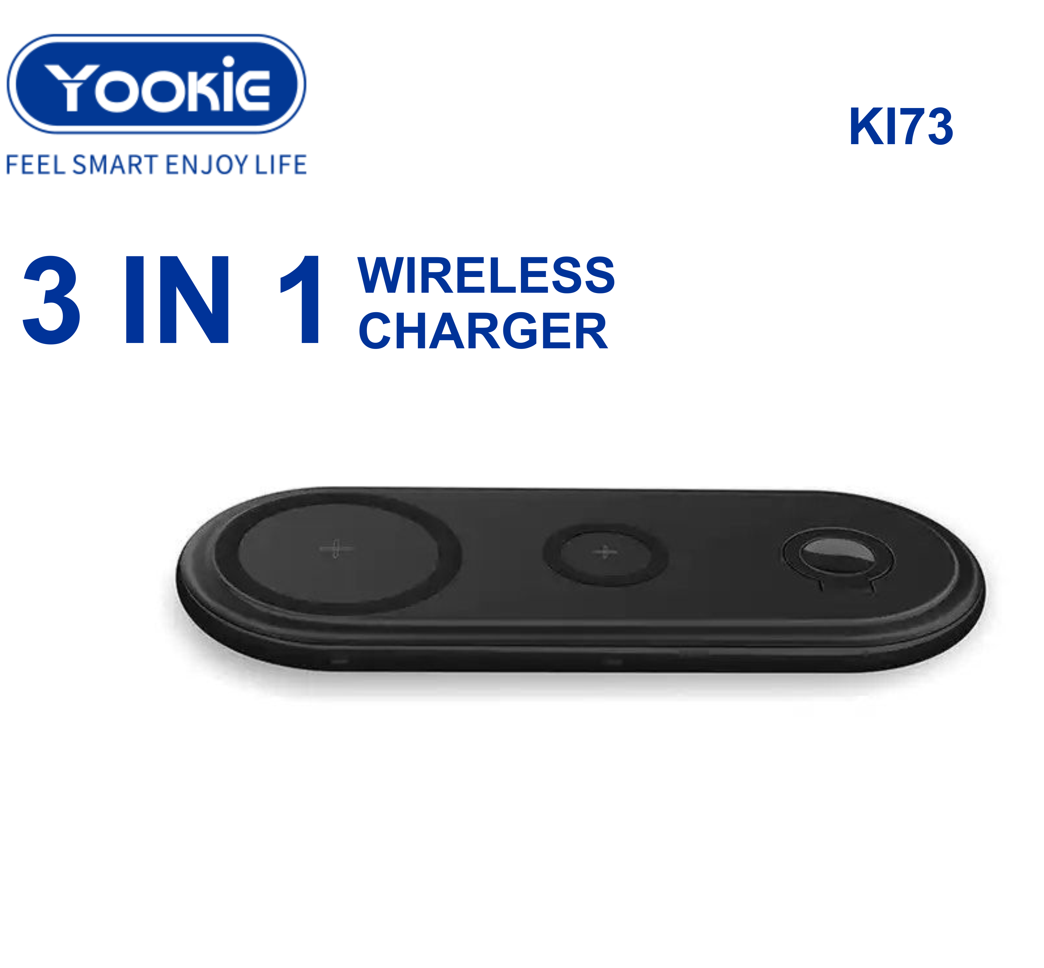 Yookie KI73 3-in-1 Wireless Charger | Daraz.lk
