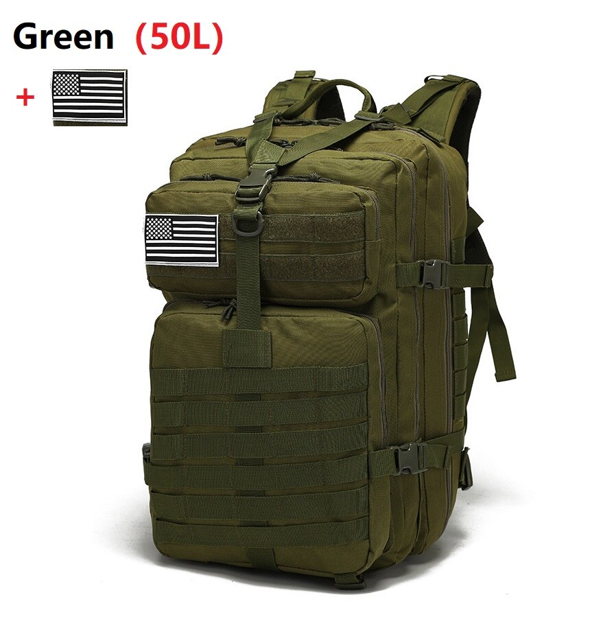 30L;/50L Large Capacity Men Army Military Tactical Backpack 3P Softback ...