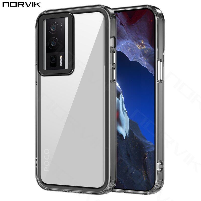 NORVIK For POCO F5/F5 Pro Phone Case Full Protection Shockproof Shell ...
