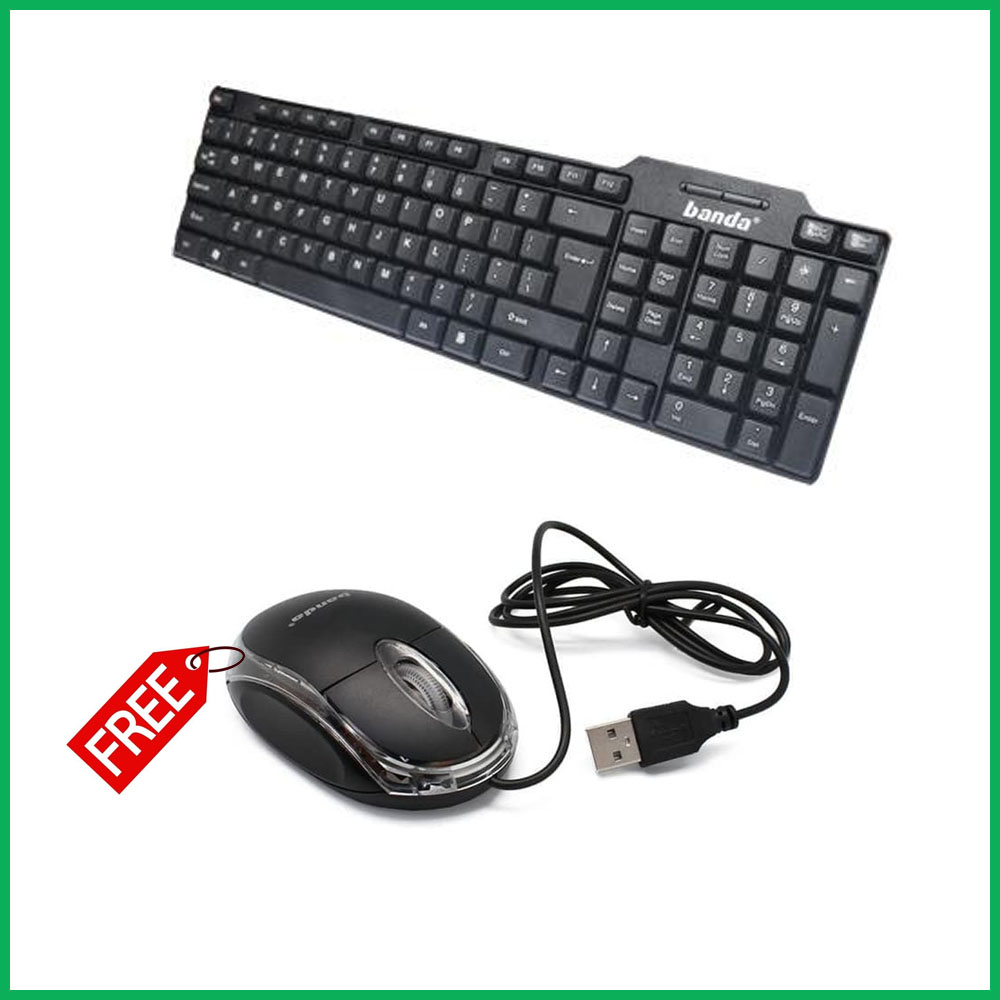 Usb Keyboard With Free Mouse | Daraz.lk