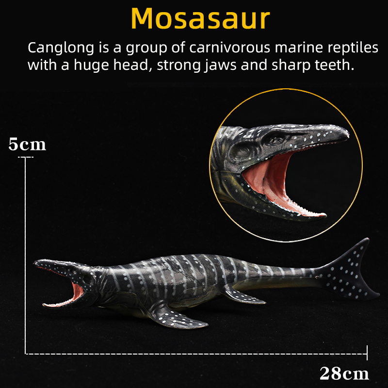 New Jurassic Dinosaur T-rex Mosasaurus Velociraptor Model Action ...