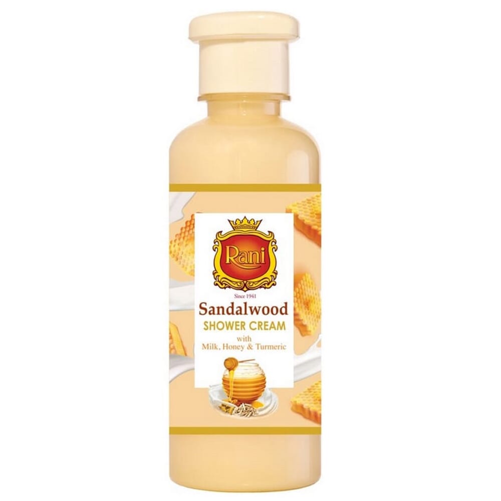 Swadeshi Rani Sandalwood Shower Cream - Milk, Honey & Turmeric - 250ml ...