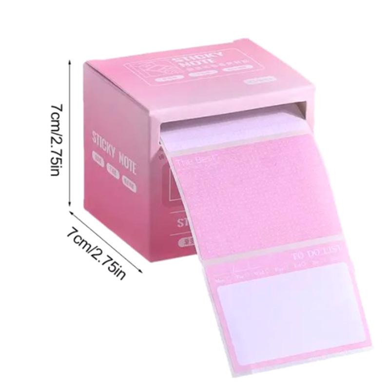 Pull Out Sticky Notes Note Paper Roll Removable Pull Out Note Box Small ...